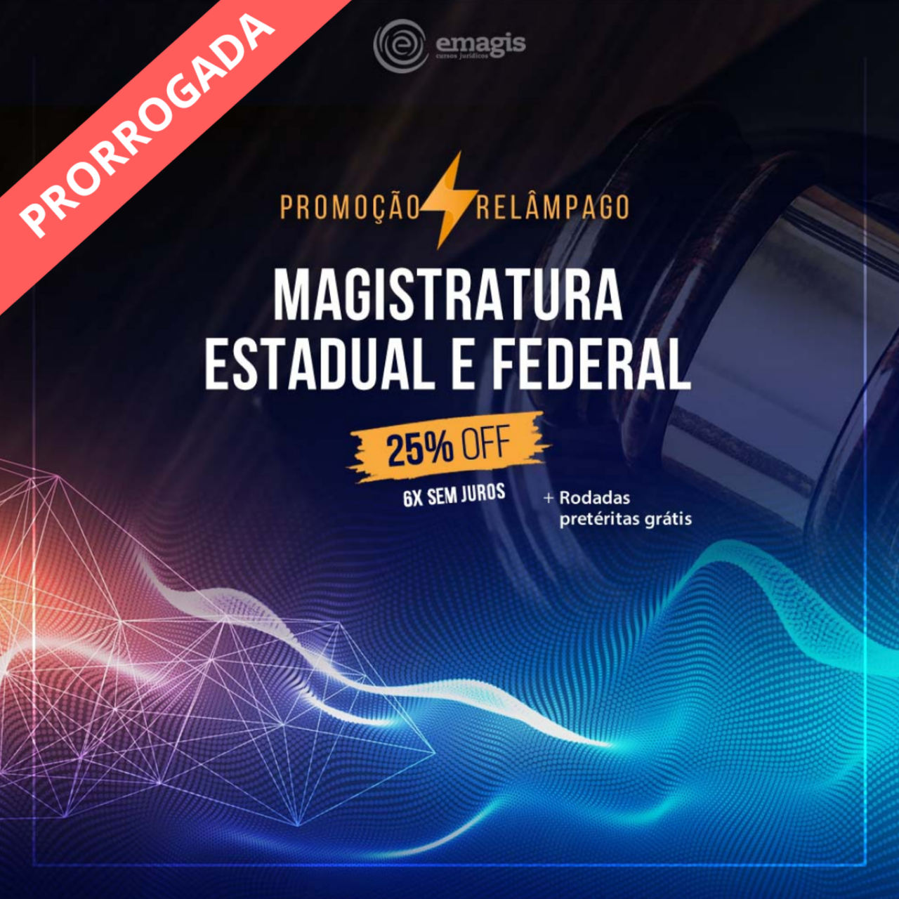 PRORROGAMOS nossa PROMOÇÃO RELÂMPAGO MAGISTRATURA!!! SÓ ATÉ AMANHÃ, 25% ...
